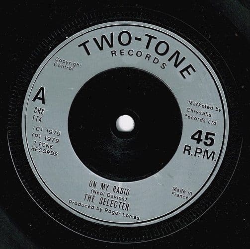 THE SELECTER On My Radio Vinyl Record 7 Inch 2 Tone 1979